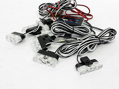 Universal Roofmount Emergency LED Strobelight (white) - Autostyle ...