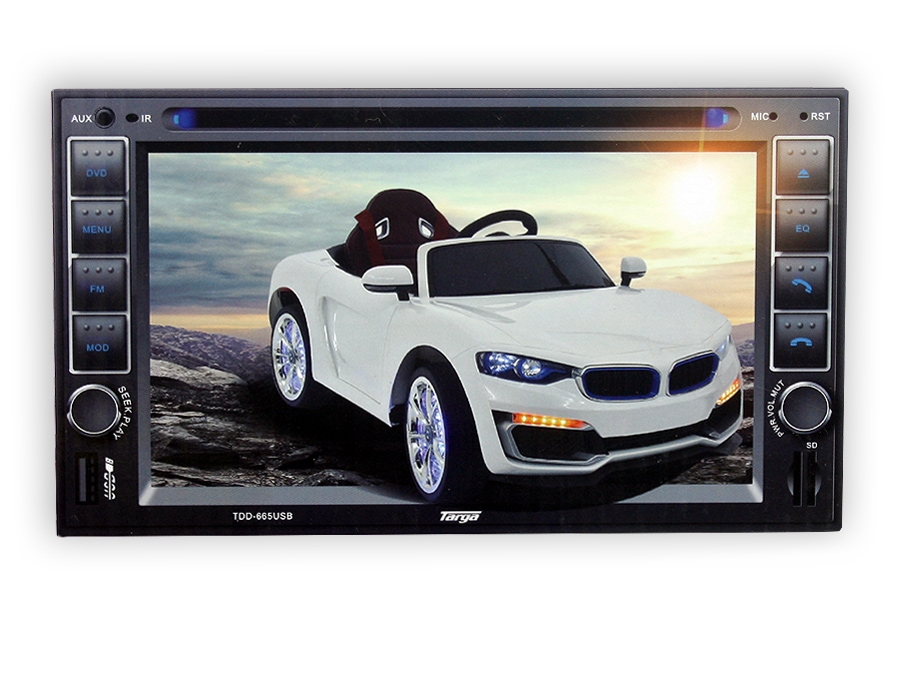 In-Car Entertainment - Targa TDD-665USB Double Din DVD System - Targa ...