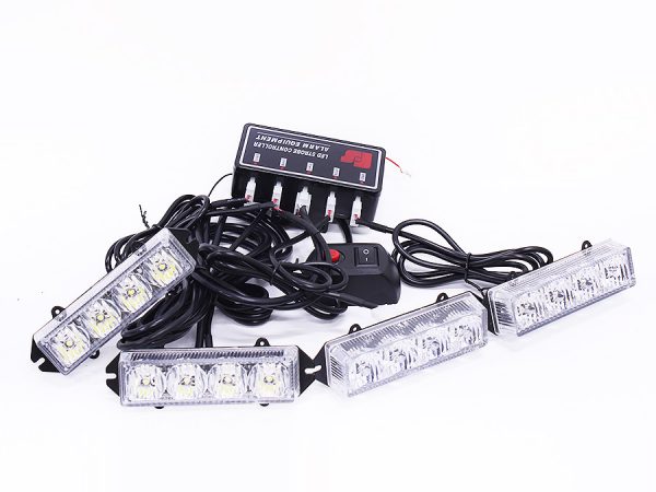 NX LED Amber Orange Dashmount Emergency Strobe Light - Autostyle ...