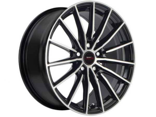 18" A-Line Zenna 5/112 Black Machine Face Alloy Wheels - Autostyle ...