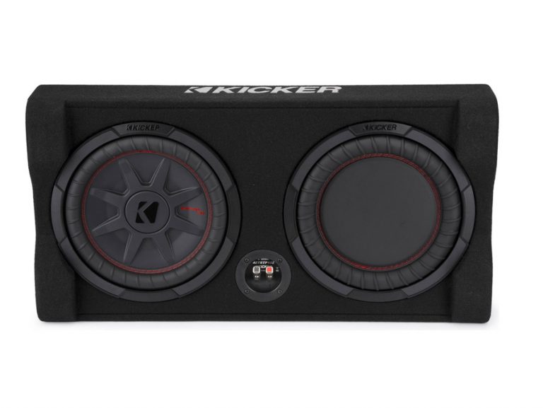 Kicker 48TRTP102 10" 300rms Down Firing Subwoofer & Enclosure Combo ...