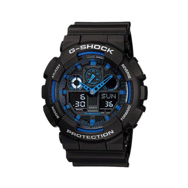 Casio Mens GA-100-1A2DR G-Shock Anadigital Watch - Autostyle Motorsport ...
