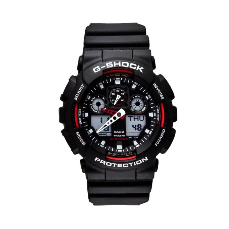 Casio Mens GA-100-1A4DR G-Shock X-Large Anadigital Watch - Autostyle ...