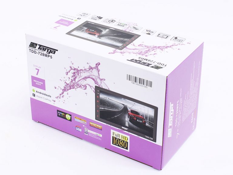 Targa TDD-728Mp5 7" Deckless Media Player with Android/Apple Support ...