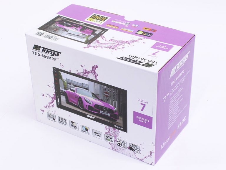 Targa TDD-728Mp5 7" Deckless Media Player with Android/Apple Support ...