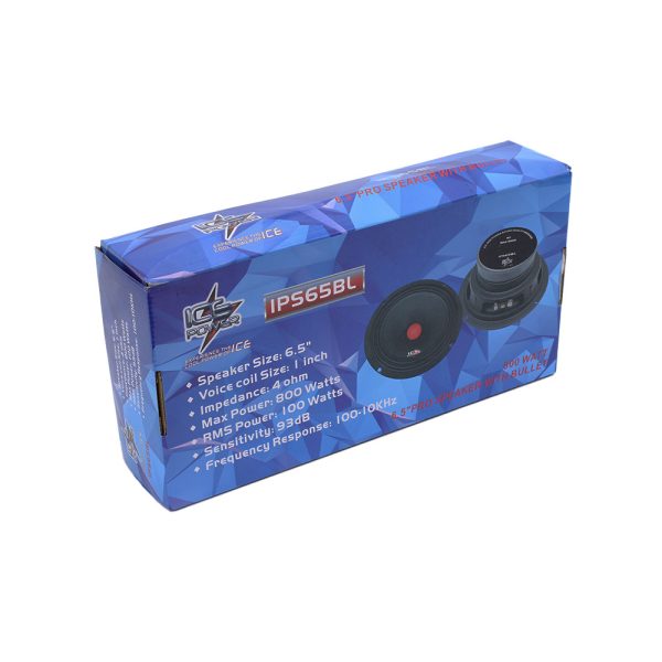 Ice Power IPS65BL 6.5" 800w Bullet Pro Speakers - Autostyle Motorsport ...