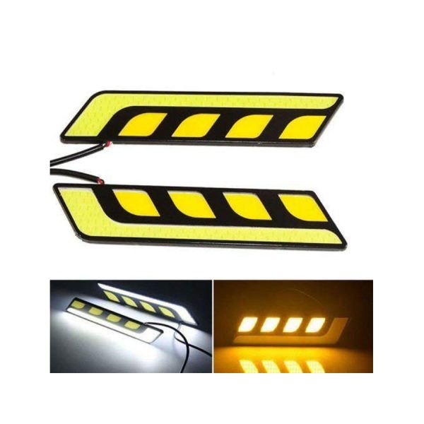 DRL COB LED & Indicator L-Shape Bumper Foglamp (pair) - Autostyle ...