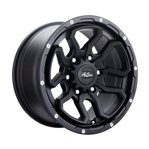 17" A-Line Dakar 6/139 Satin Black Alloy Wheels - Autostyle Motorsport ...