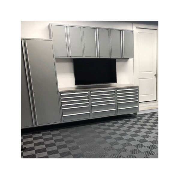 Izitrax Premium Car Flooring Tiles (black/dark grey) - Autostyle ...