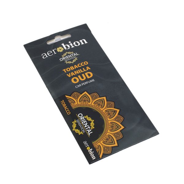Aerobion Oud Tobacco Car Perfume Card - Autostyle Motorsport South Africa