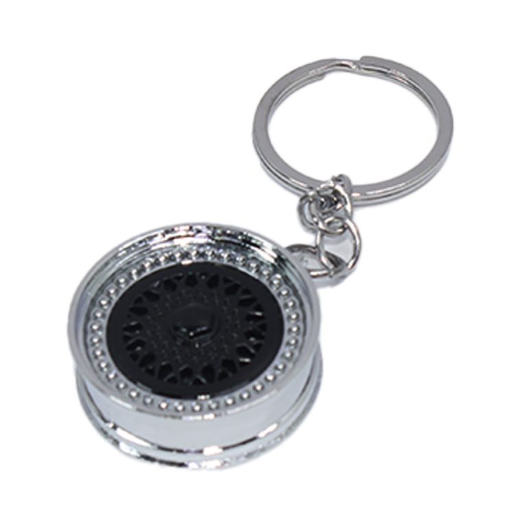 Keyring with BSS Alloy Wheel Design (Black) - Autostyle Motorsport ...
