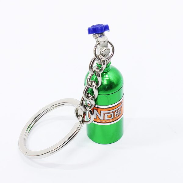 Keyring with dummy NOS Canister (Green) - Autostyle Motorsport South Africa
