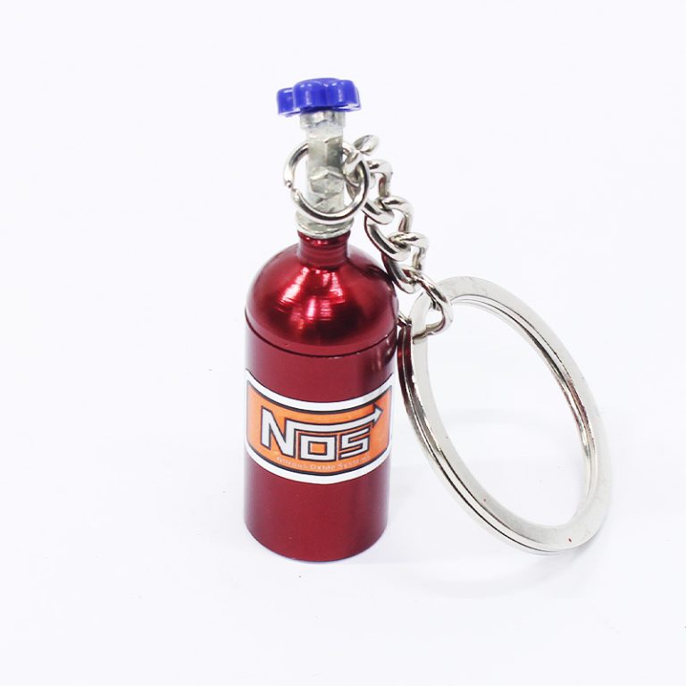 Keyring with dummy NOS Canister (Red) - Autostyle Motorsport South Africa