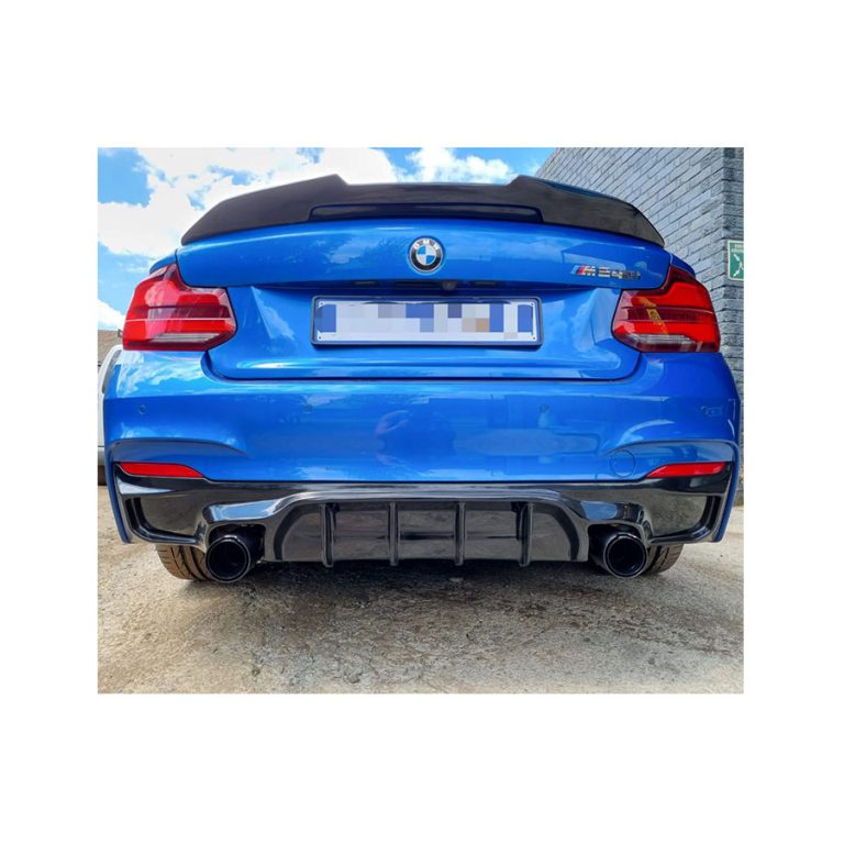 Empire Racing Rear Bumper Diffuser Compatible with BMW F22 - Autostyle ...