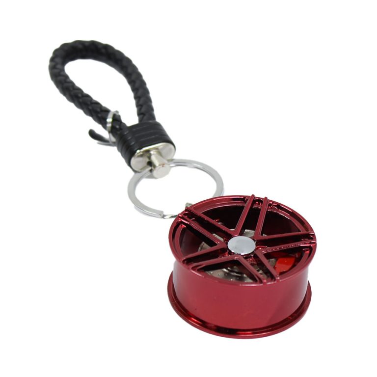 ENZ Alloy Wheel Keyring with Strap (red) - Autostyle Motorsport South ...