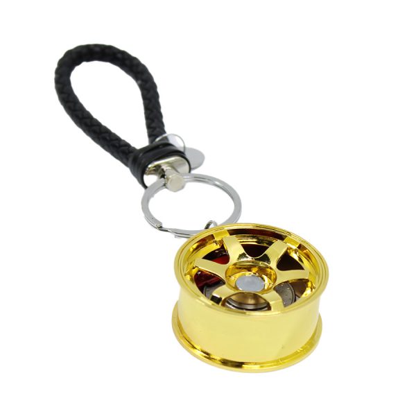 Hockenheim Alloy Wheel Keyring with Strap (gold) - Autostyle Motorsport ...
