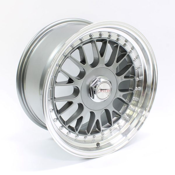 17" A-Line Solo 4/100 & 4/114 Gunmetal Machine Lip Alloy Wheels ...