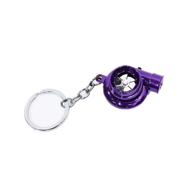 Turbocharger Keyring with LED Light & Turbo Sound Effect (Purple ...