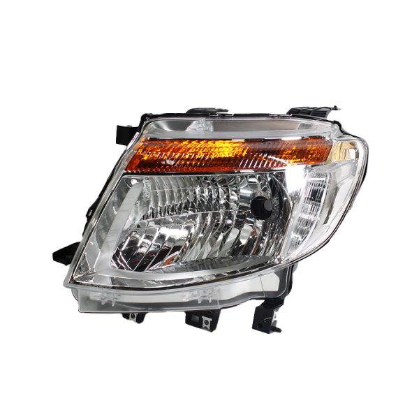 Ford Ranger 2012 Replacement Headlight LHS chrome w/socket (non-oem ...