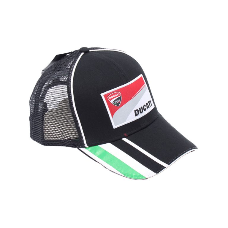 Ducati Corse Baseball Cap - Black with Italian Stripes - Autostyle ...