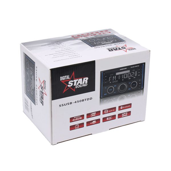 Starsound SSUSB-450BTDD Double Din Media Player with Bluetooth ...