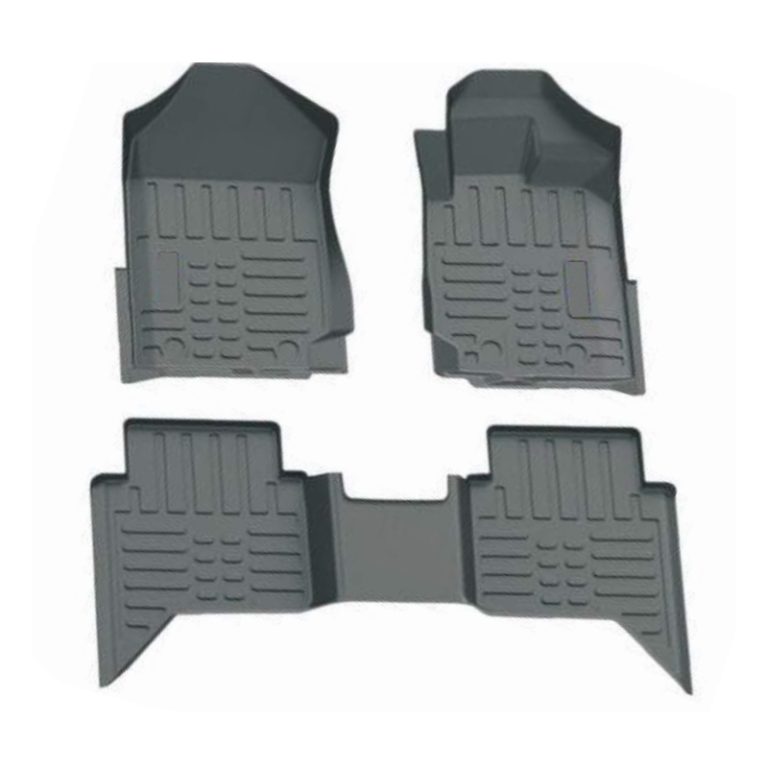 Rubber Floor Mats for Ford Ranger Double Cab 2014-2022 (3pc Set ...