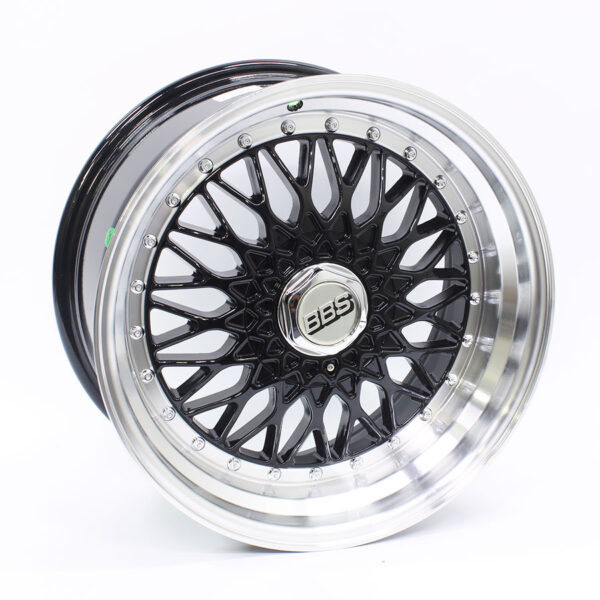 17" KS008 5/100 & 5/112 Black Machined Lip alloy Wheels - Autostyle ...