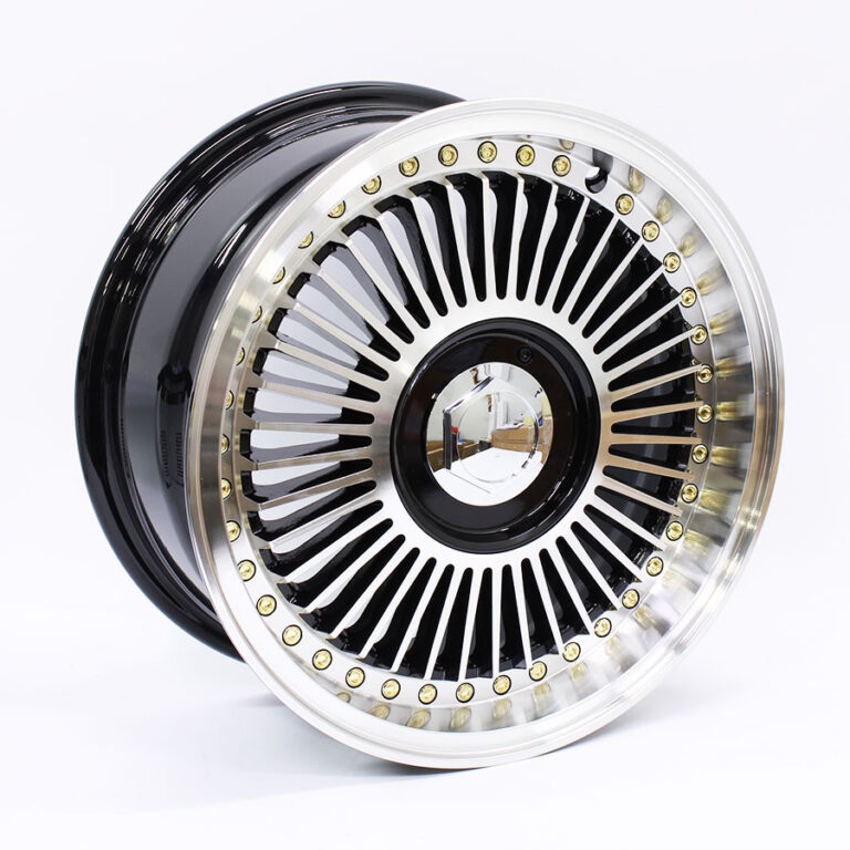 15" Racing Hart Ferris 4/100 & 4/108 Black Machine Face Alloy Wheels ...