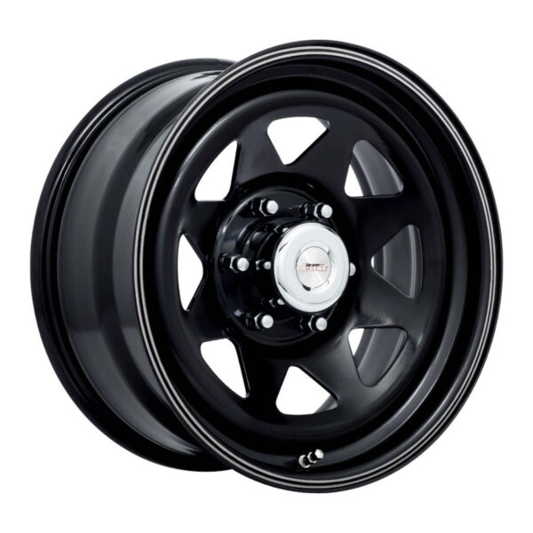 16" A-Line Black Spoke 6/139 Satin black Steel Wheels - Autostyle ...