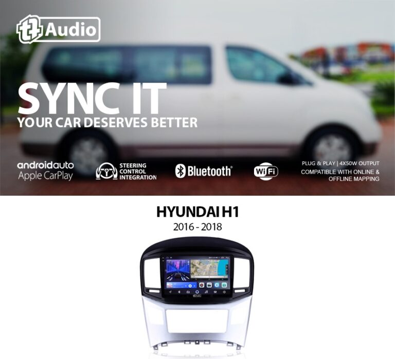 TT Audio 9" replacement radio for HYUNDAI H1 2016 - 2018 (2K SCREEN ...