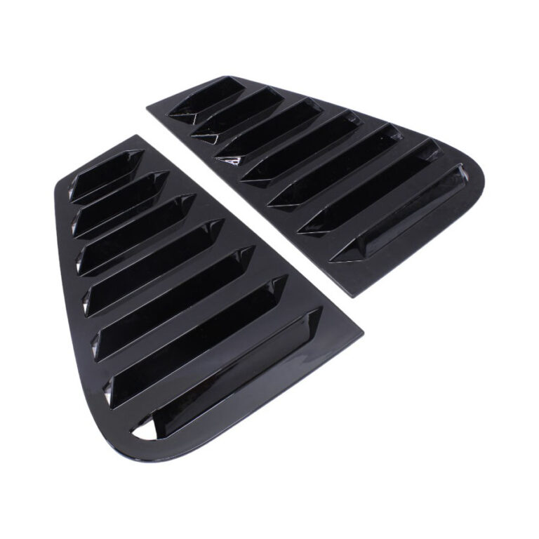 Gloss Black Quarter Window Louvre Cover for VW Golf Mk4 - Autostyle ...