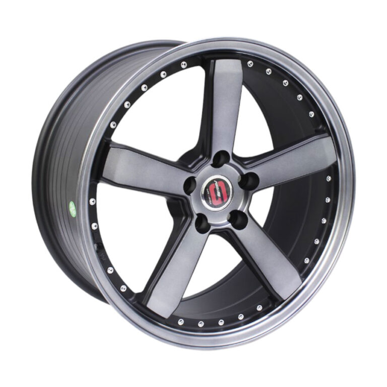 18" GRHX009 5/112 Matt Platinum Black Alloy Wheels - Autostyle ...