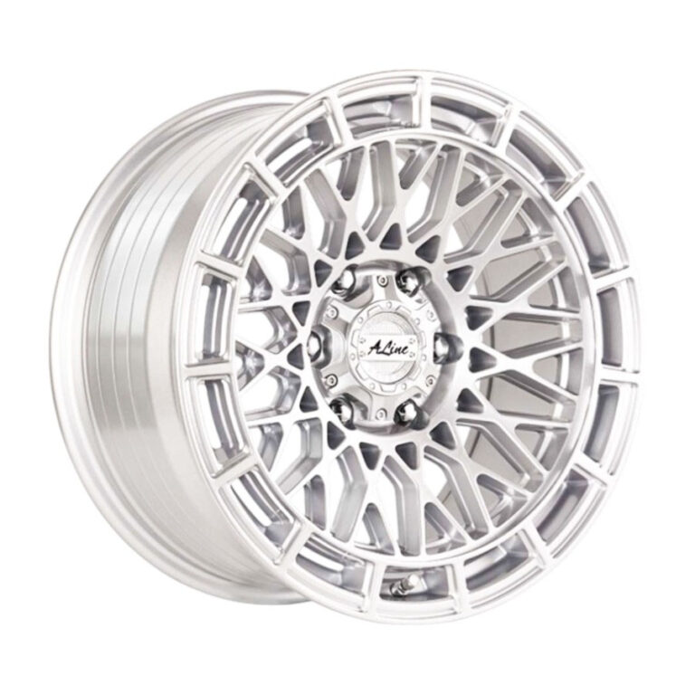 17" A-Line Delta 6/139 Arctic Silver Heavy-Duty Alloy Wheels ...