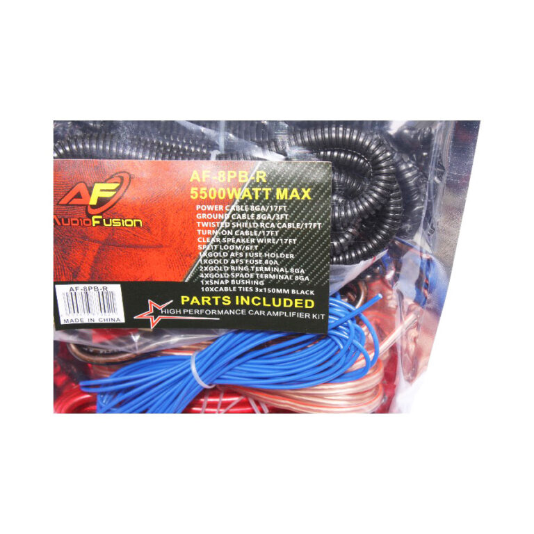 New AudioFusion 8 Gauge Professional Car Audio Wiring Amplifier ...