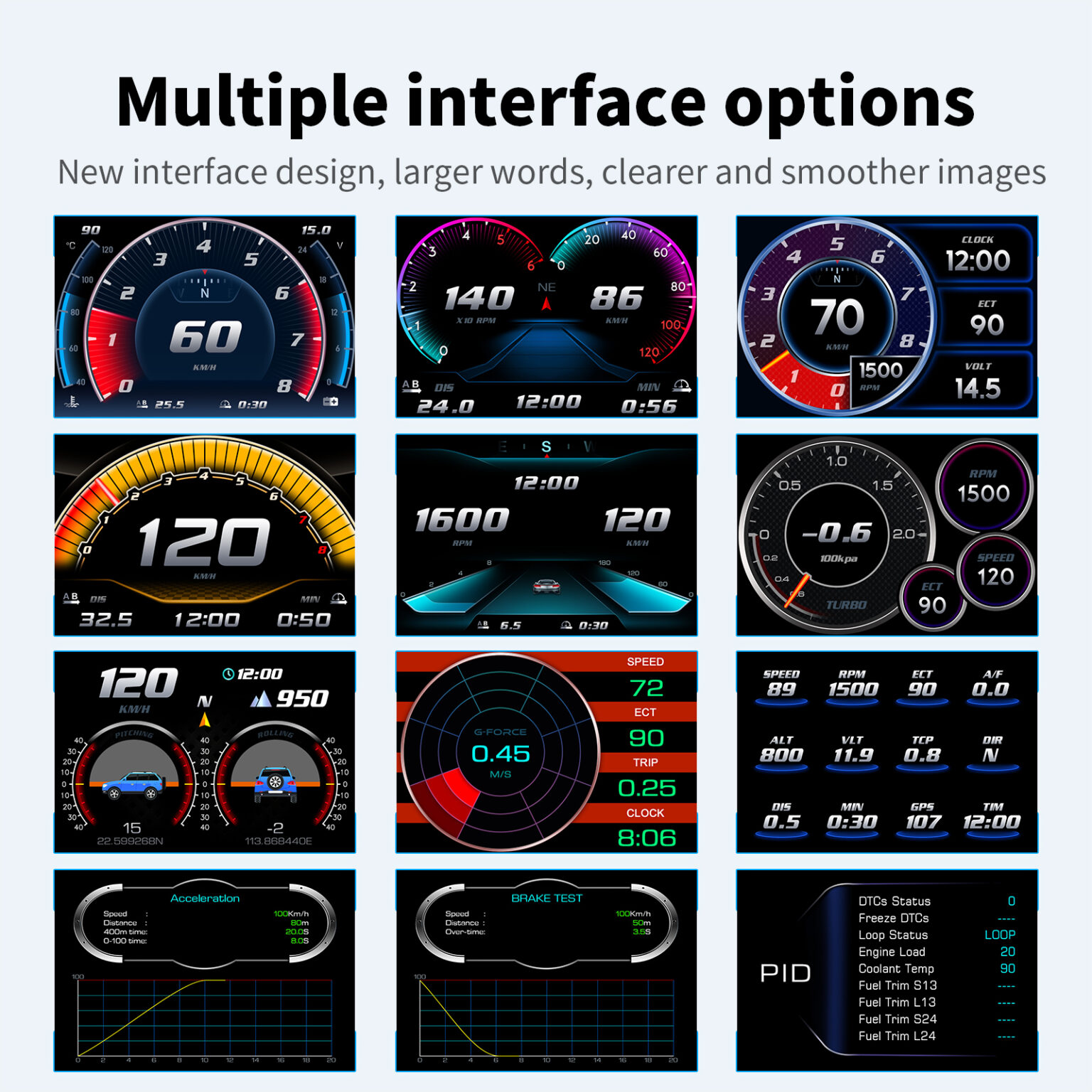 P26 OBD2 Head-Up Display With Carbon Fiber Design – Driving Score ...