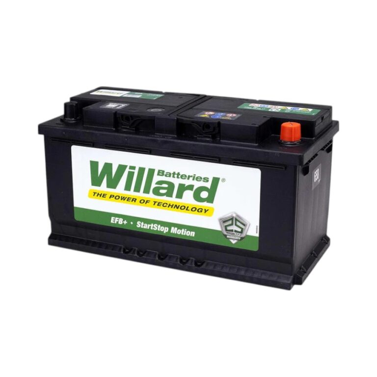 Willard 658 Car Battery | 12V 90Ah 630CCA | Maintenance-Free ...