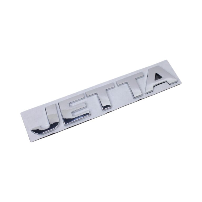 Chrome Jetta Letters Sticker Badge (13x2.5cm) - Autostyle Motorsport ...