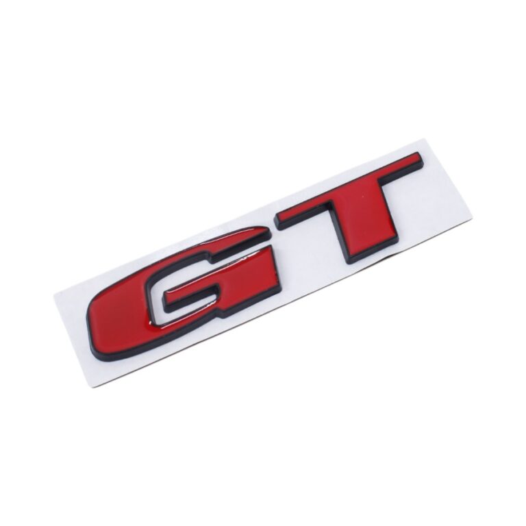 Gloss Red GT Racing Sticker Badge (9x2cm) - Autostyle Motorsport South ...