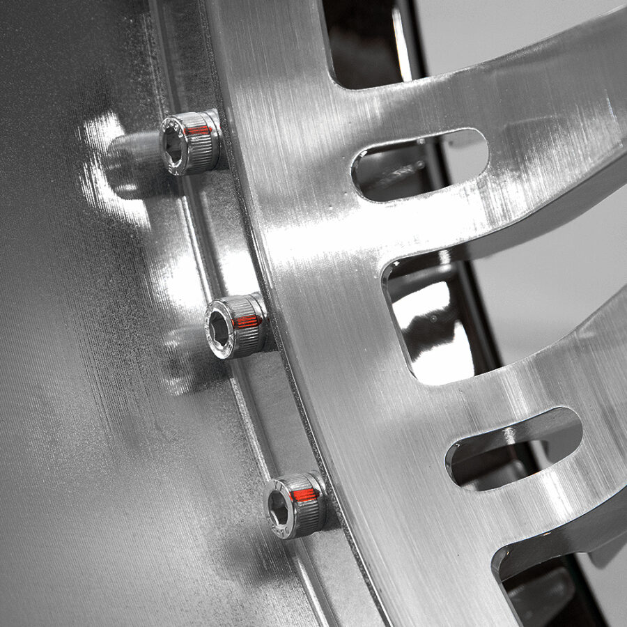 22" SKAR SKF-13 5/112 Machined Silver with Polished Lip Forged Alloy ...