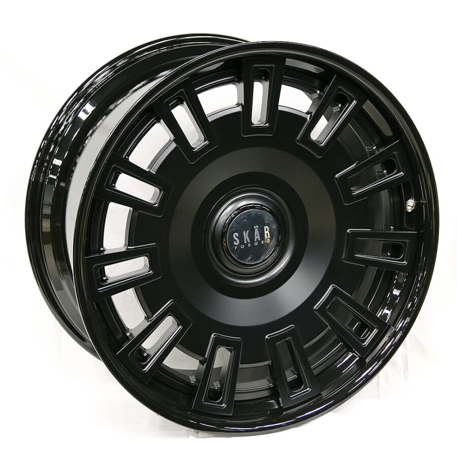 23" SKAR SKF-17 5/130 Matt Black Forged Alloy Wheels - Autostyle ...
