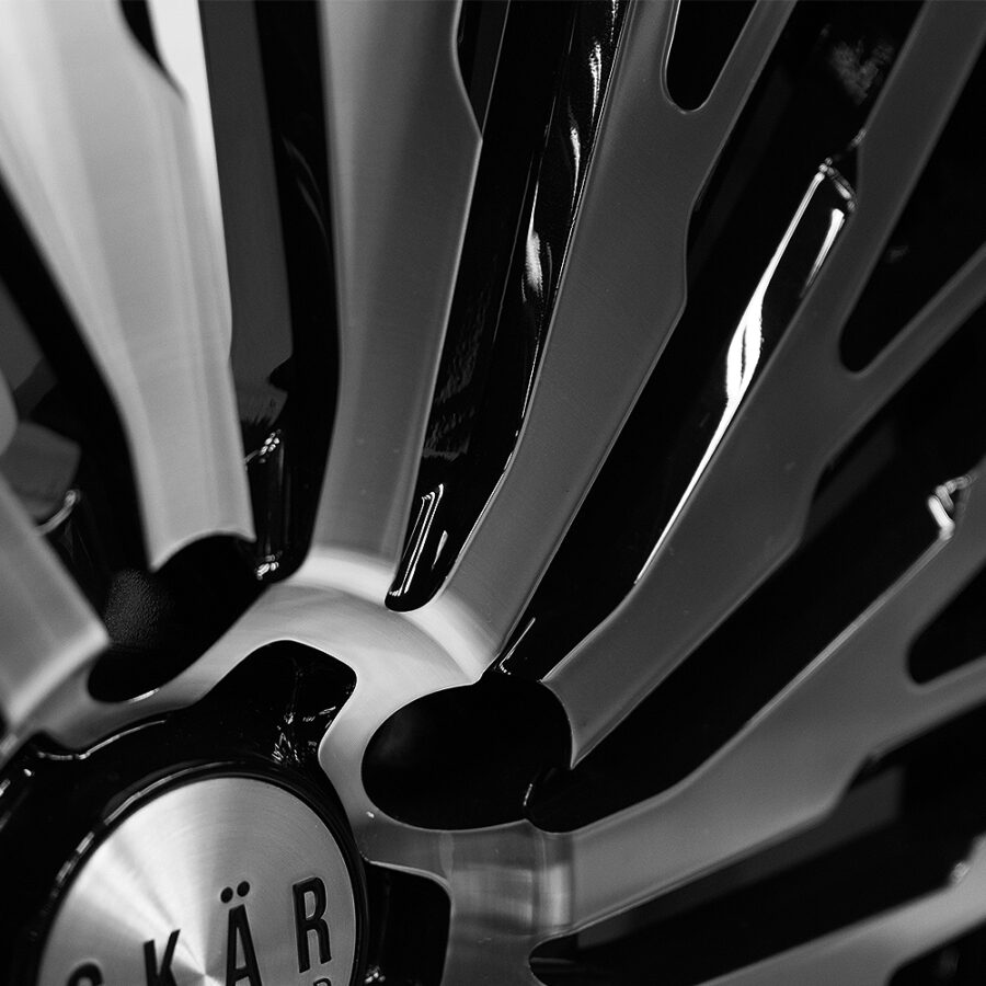 21 & 22" SKAR SKF-19 5/130 Machined Face Forged Alloy Wheels ...