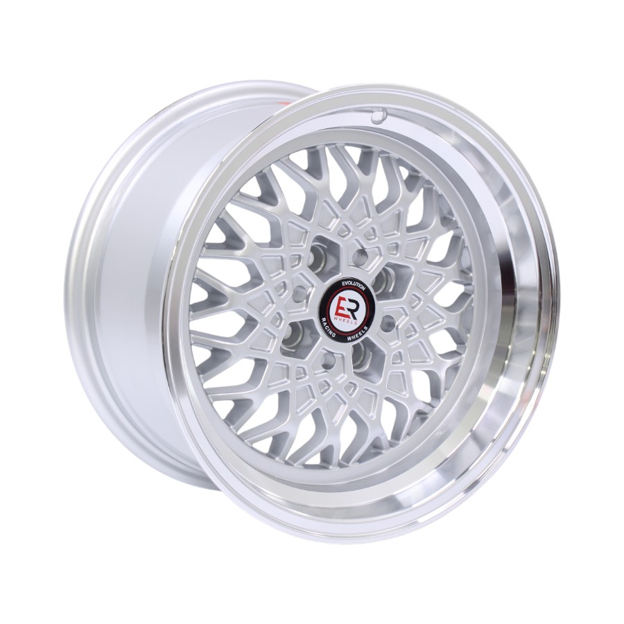 15" EWT-R254-S 4/100 Silver Polish Lip Alloy Wheels - Autostyle Motorsport South Africa