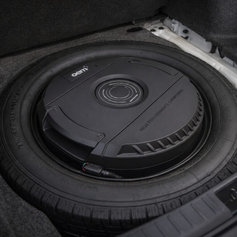 Starsound SSW-HUB-OEM 11" 400w/200rms OEM Design Spare Wheel Subwoofer ...